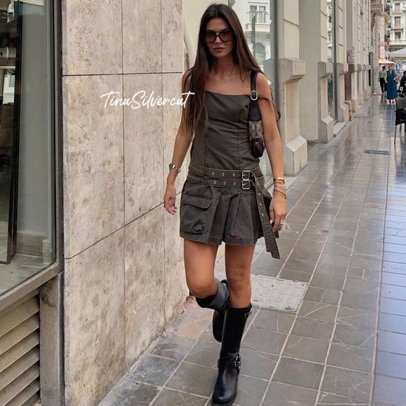 Zara | Dresses | Bloggers Fave Zara Waxed Mini Dress Nwt | Poshmark